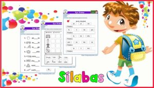 Actividad para trabajar con las sílabas para niños de primer grado